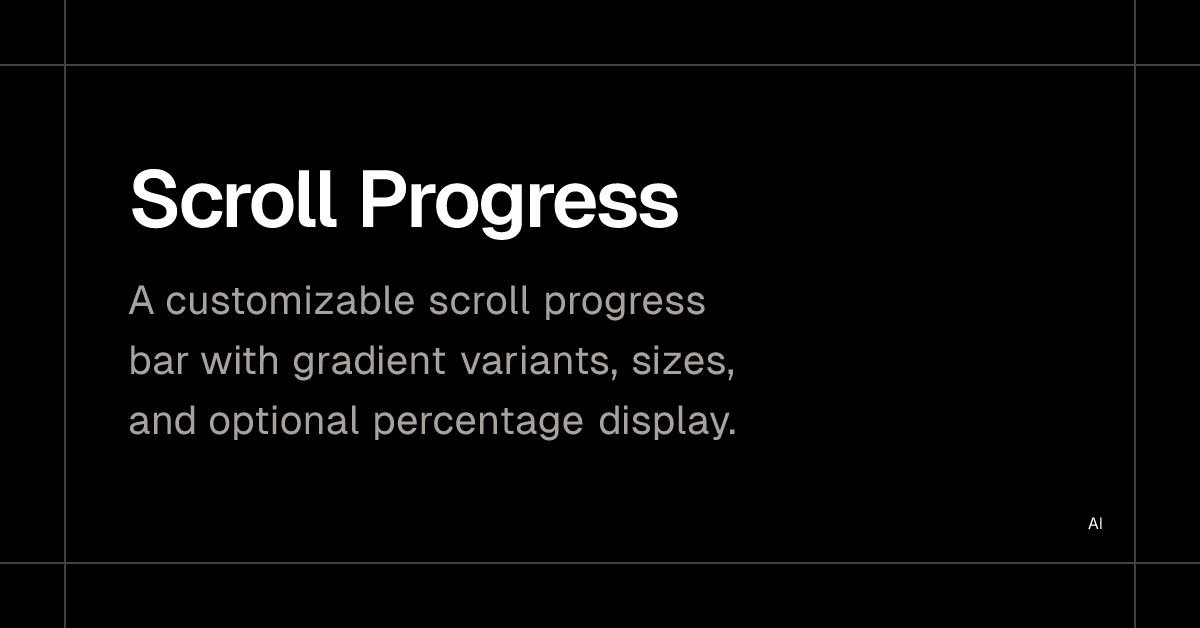 Scroll Progress | Ali Imam